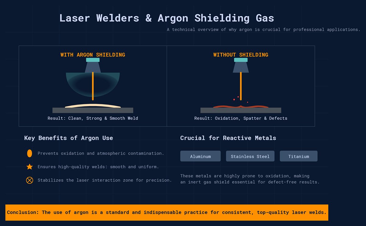 Do Laser Welders Need Argon? Understanding Shielding Gases - ADH Machine Tool